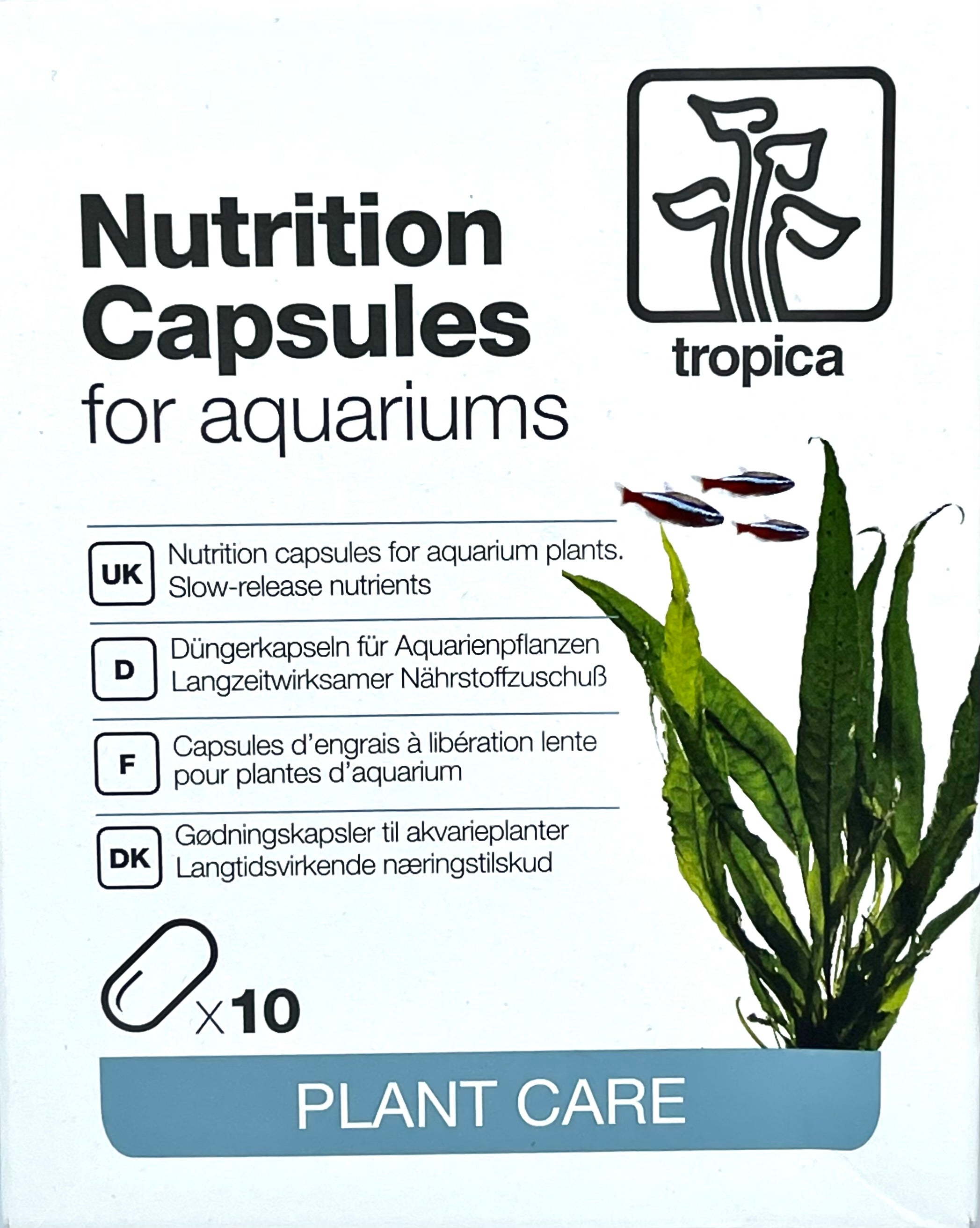 Tropica's Nutrition Capsules 10 pcs – Armored Cat Aquatics LLC
